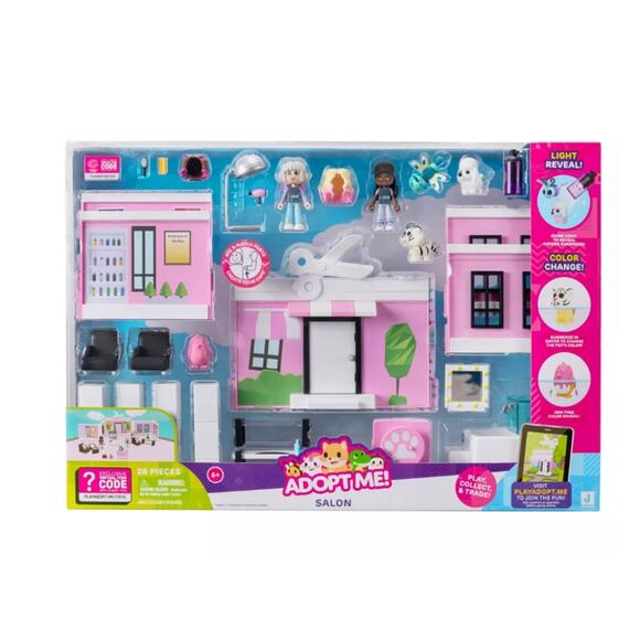 adoptme | Toys | Adopt Me Pet Salon Playset Mini Figures Uv Light Color ...
